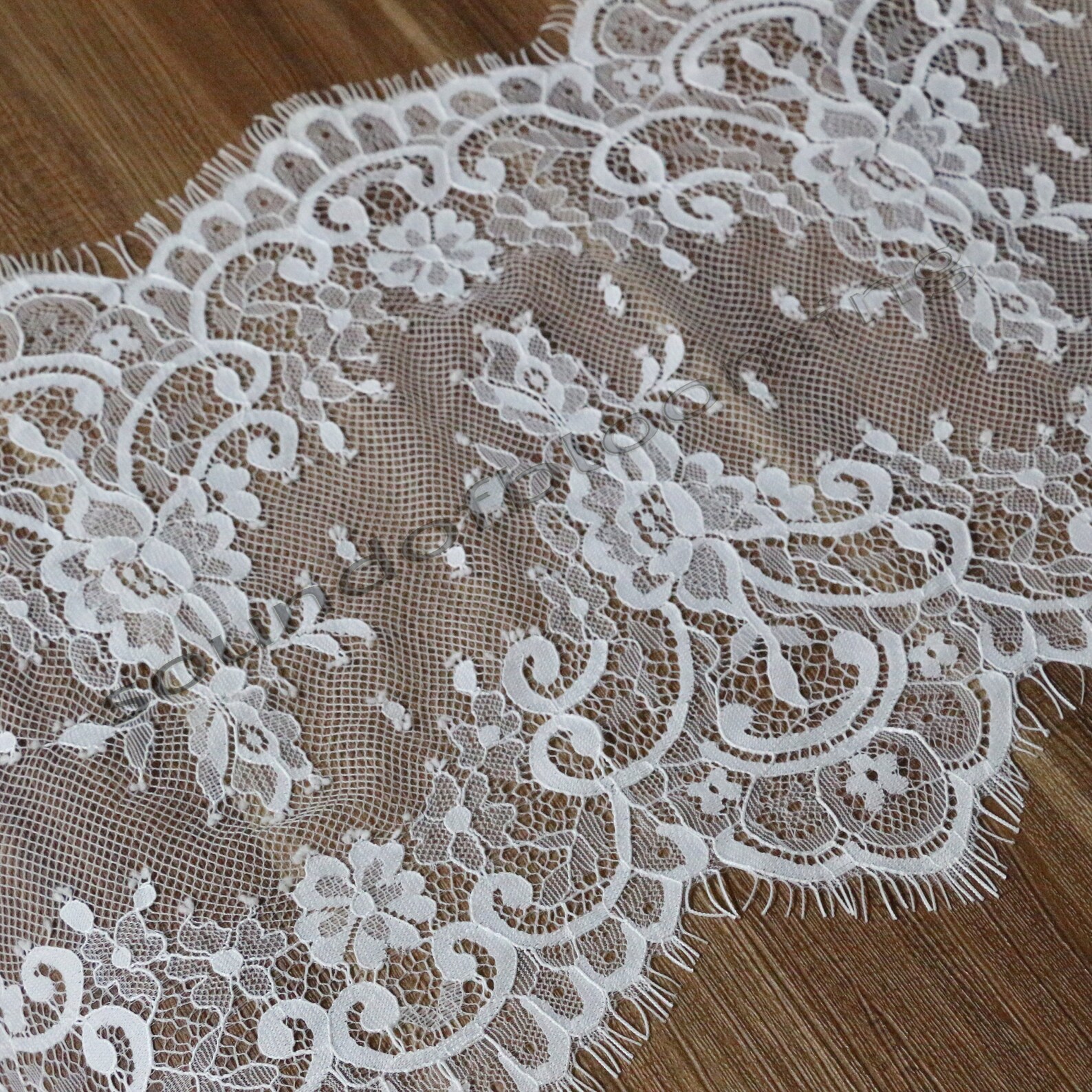 9.5"| 24cm Wedding Table Linen, Table Runners Weddind, Ivory Lace ...