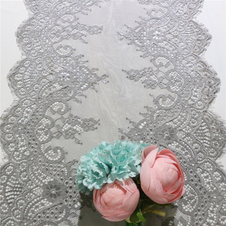 Grey Table Runners, Wedding Table Runner, 13 Inches / 33cm Wide, Grey ...