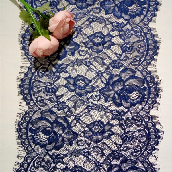 Linen Lace Runner - Etsy