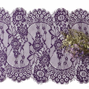 Purple Lace Table Runner, Deep / Dark Purple Table Runners, Purple ...