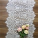 Ivory Lace Table Runner, Wedding Table Runners, Lace Table Runners , 20 ...
