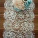 Ivory Lace Table Runner Lace Table Runner 12 Inches Wide - Etsy