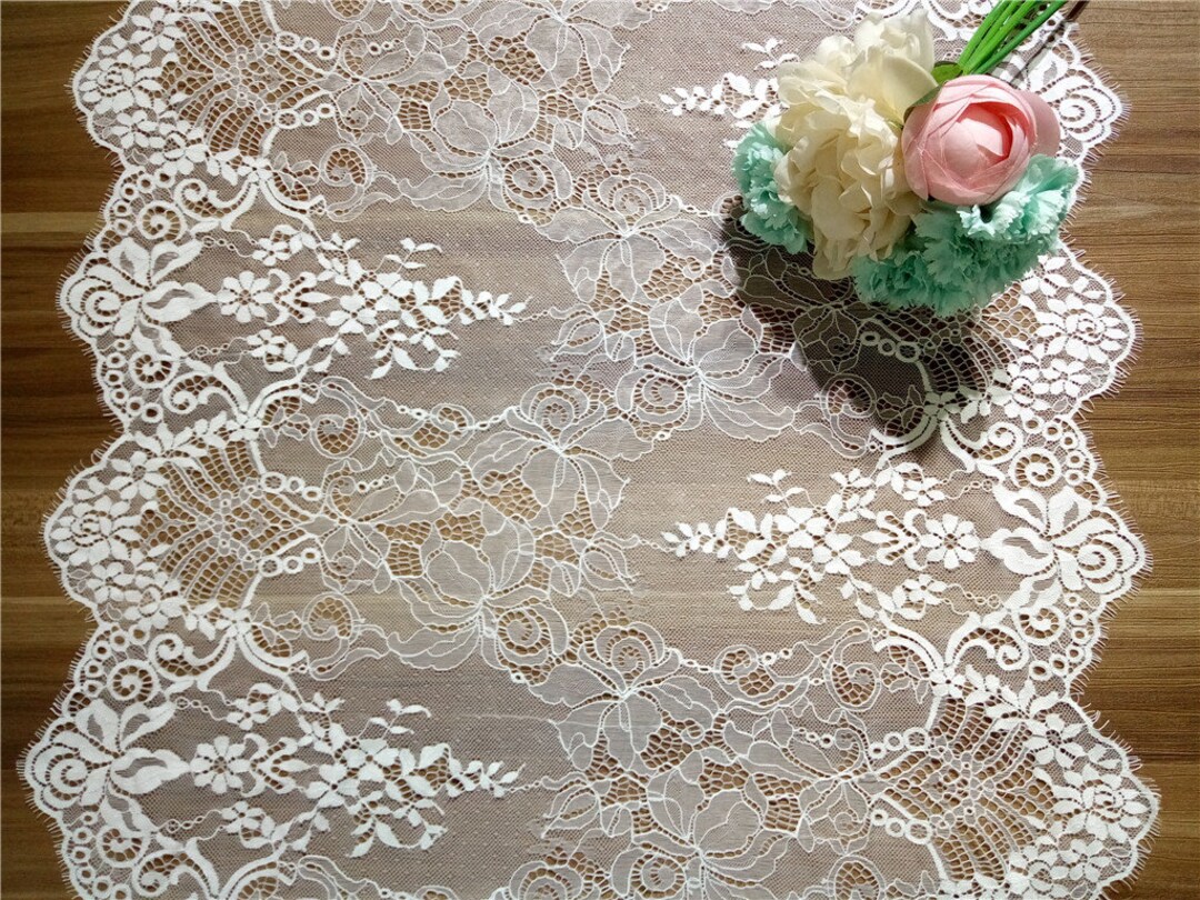 Wedding Table Runner, Lace Table Runner , 23 Inches/ 58CM Wide, Wedding ...