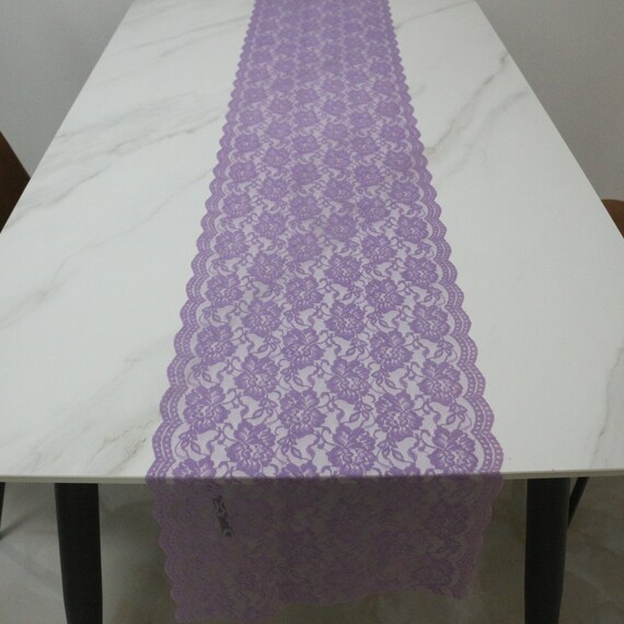 Lavender Table Runner Lavender Wedding Decor Lavender Wedding | Etsy