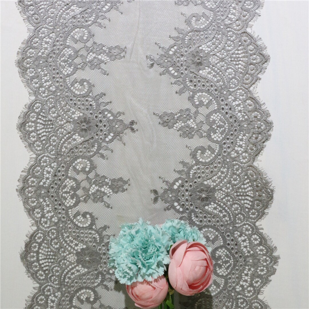 Grey Table Runners, Wedding Table Runner, 13 Inches / 33cm Wide, Grey ...
