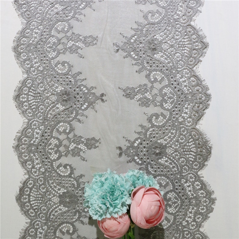 Grey Table Runners, Wedding Table Runner, 13 Inches / 33cm Wide, Grey ...