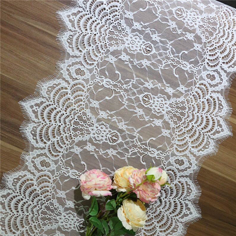 Ivory Lace Table Runner Wedding Table Runners Lace Table | Etsy