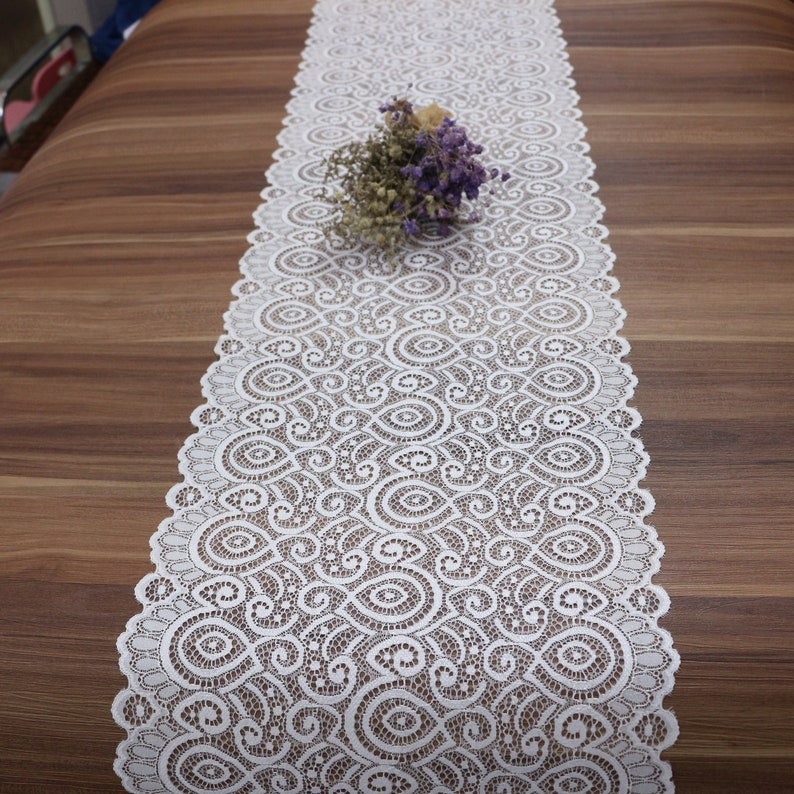 10 Colors 12 / 30cm Wide Wedding Table Runner Lace - Etsy