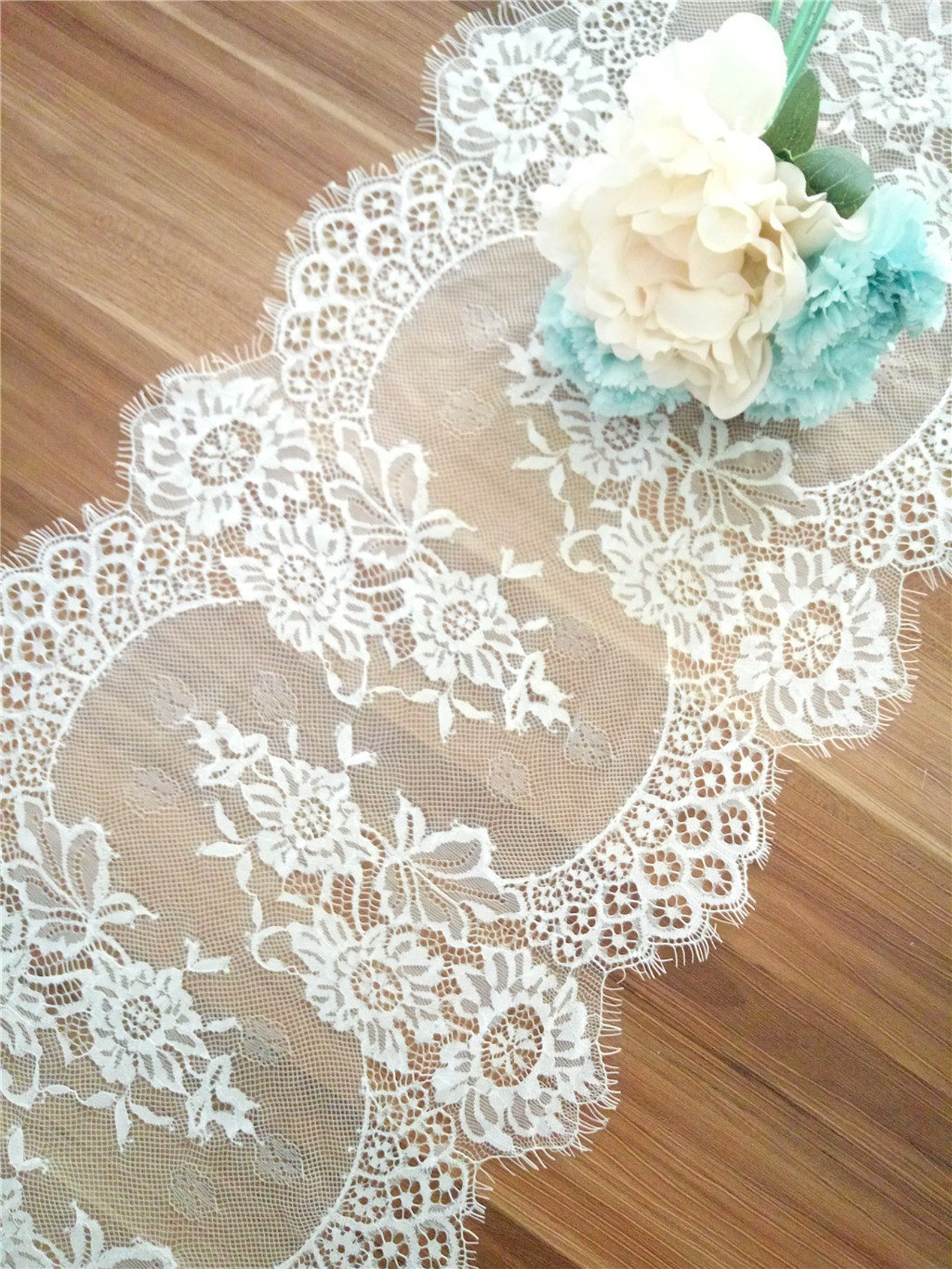 Wedding Table Runners Lace Table Runner 12 Inches Wide - Etsy