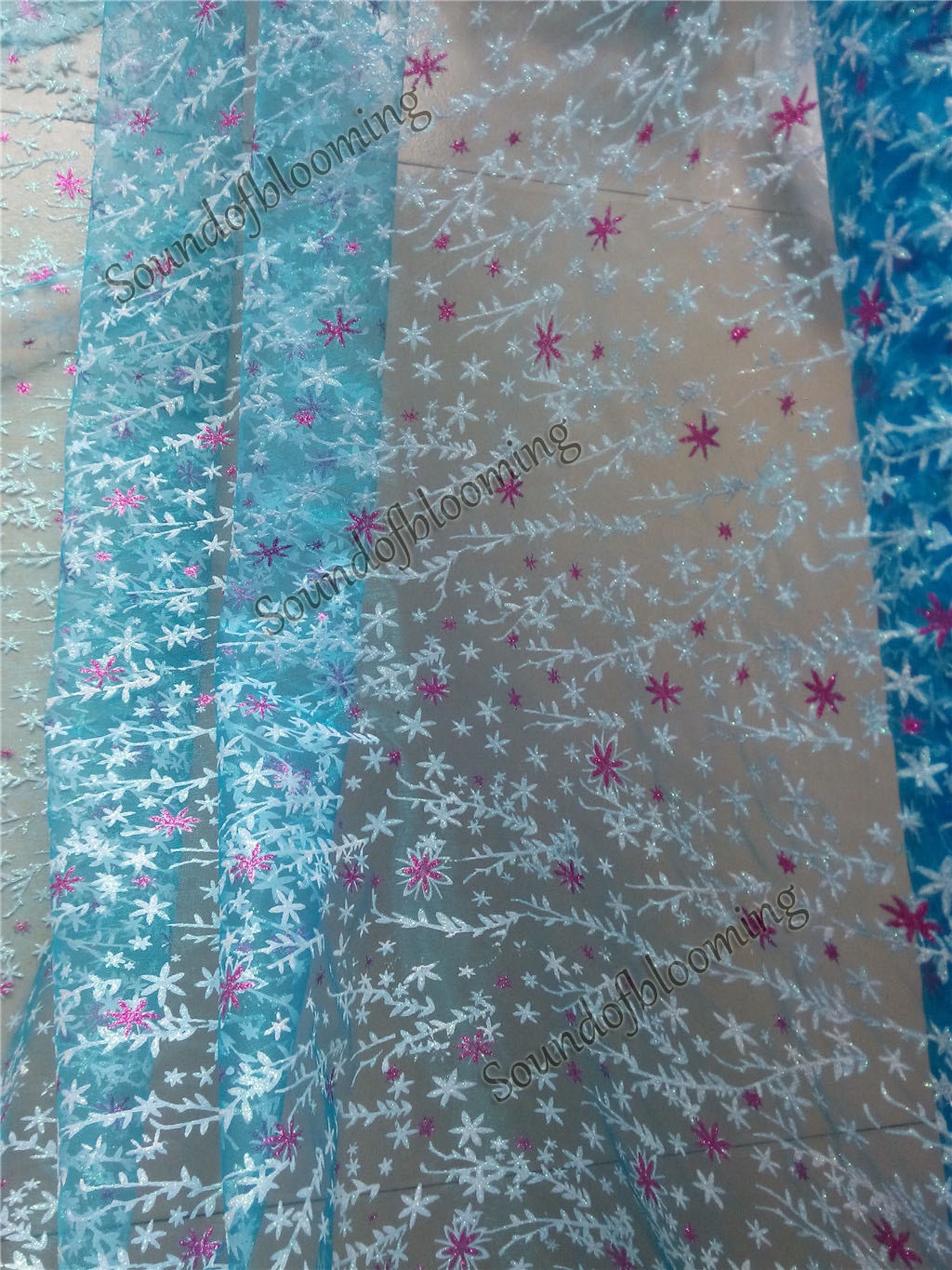 Frozen Fabric, Frozen Fever, Frozen Fever Fabric for Elsa Dress, Elsa ...