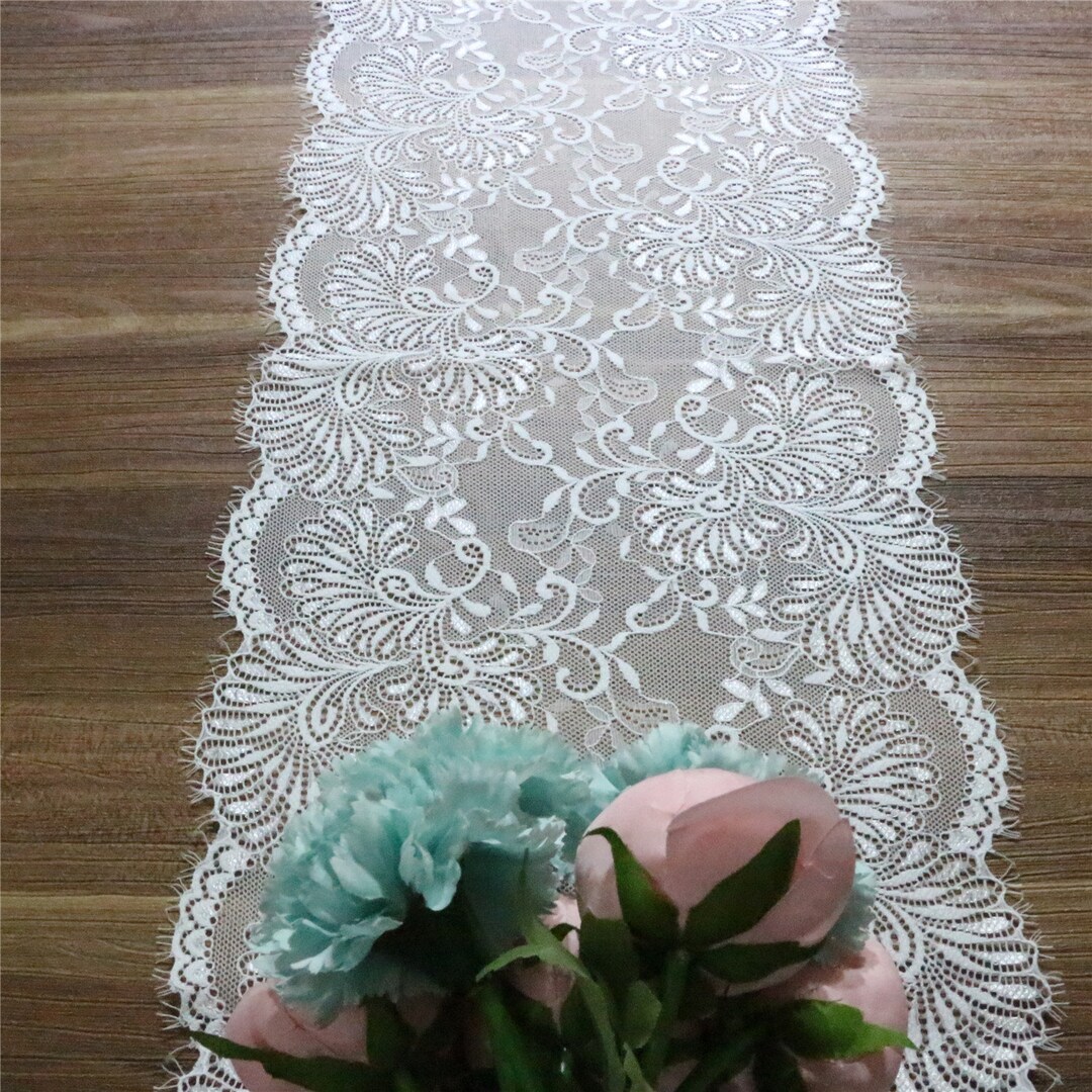 Lace Table Runners , 9 Inches / 22cm Wide, Wedding Decor, Overlay ...