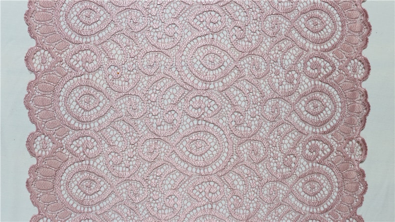 Dusty Rose Lace Table Runner 6ft-20ft Long12inches Widelace - Etsy