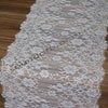 Ivory Lace Table Runner , Lace Table Runner, 12 Inches Wide, Wedding ...
