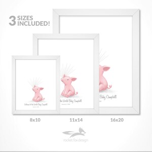Pig Guestbook Alternative | Baby Shower Fingerprint Guestbook | Piggy ...