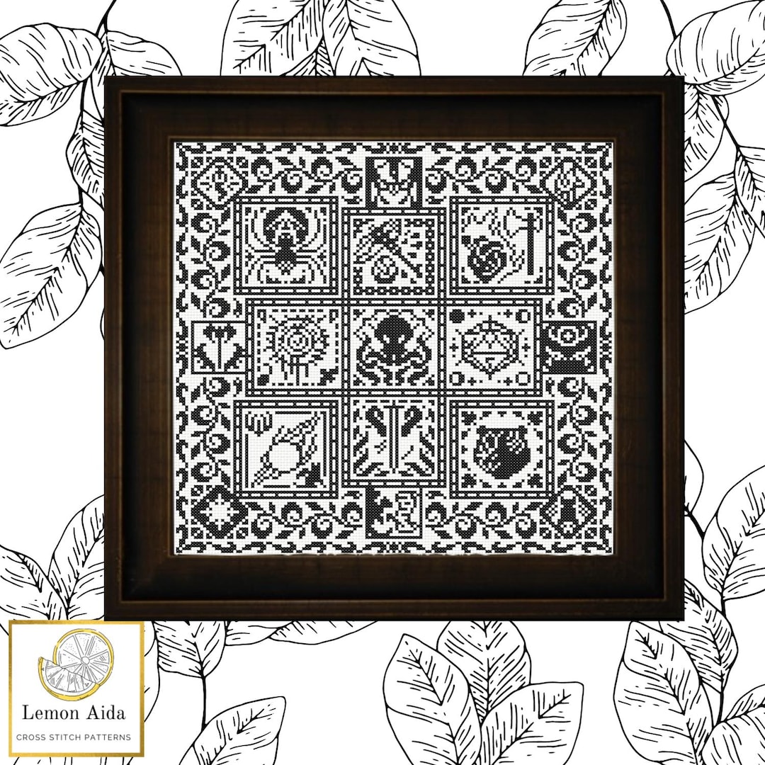 BG3 Sampler Cross Stitch Pattern PDF - Etsy