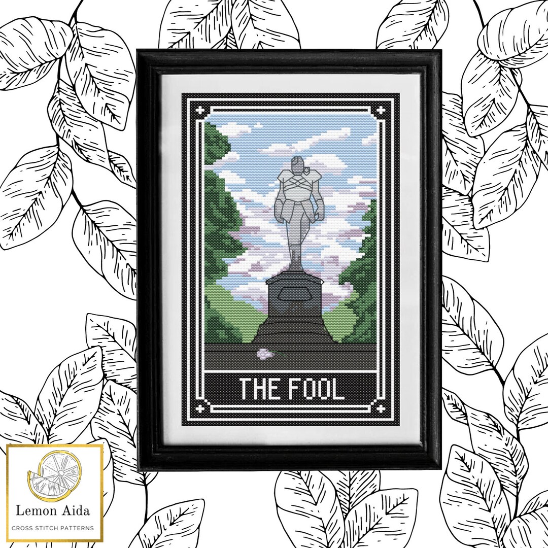 Minsc - the Fool Tarot Card Cross Stitch Pattern PDF - Etsy