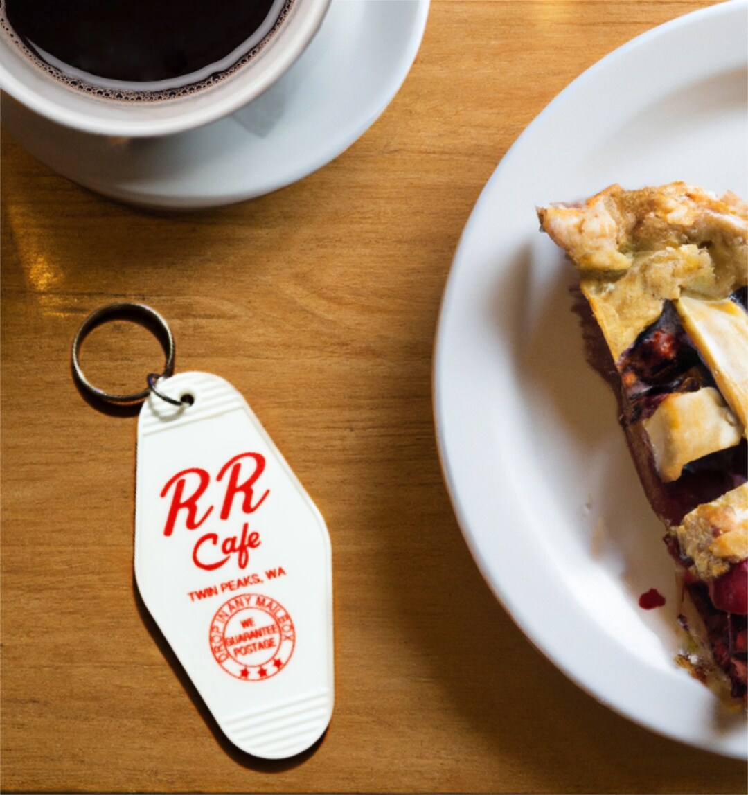 Double R Keychain Twin Peaks - FREE SHIPPING! - Etsy