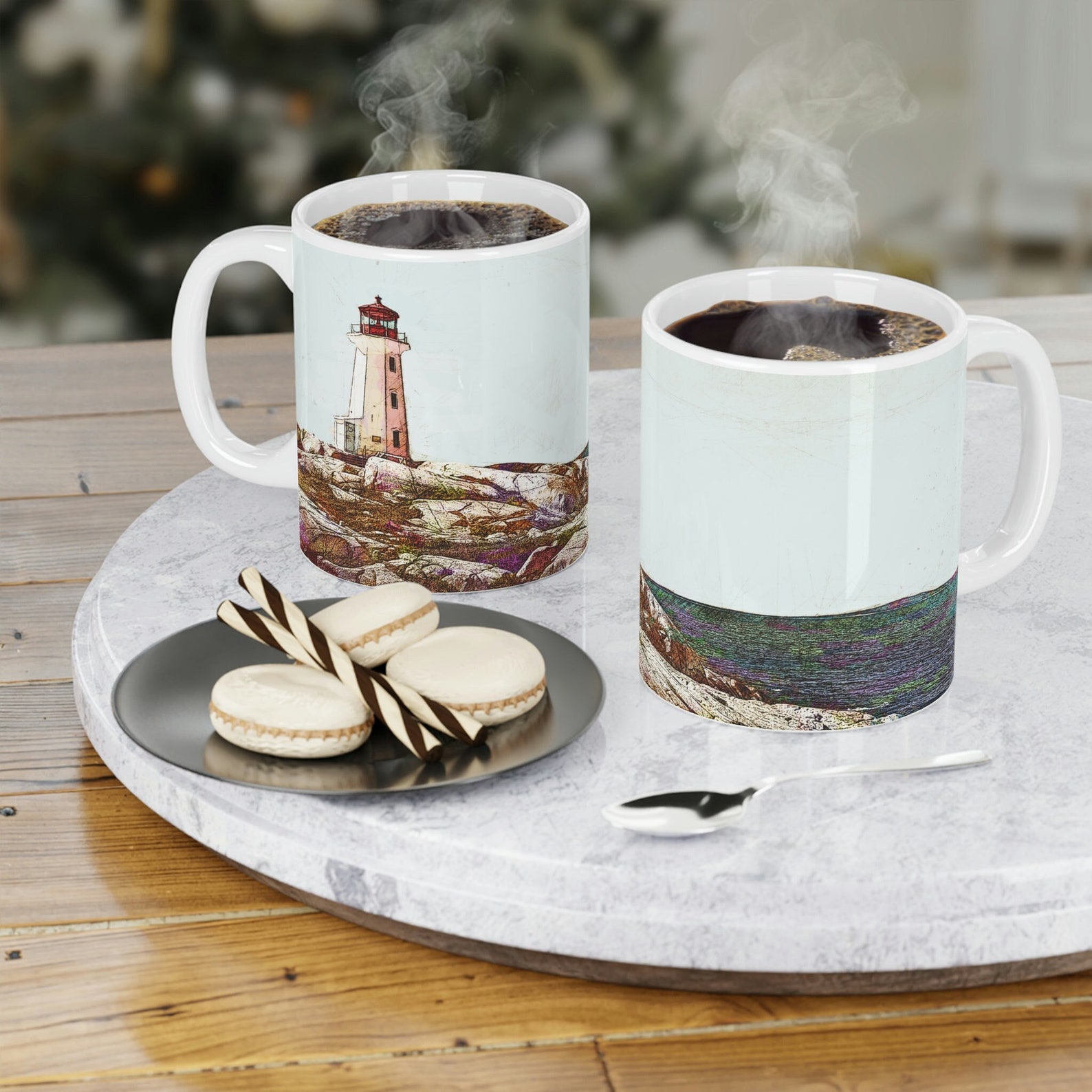 Peggy's Cove Lighthouse, Ceramic Mugs 11oz15oz20oz - Etsy