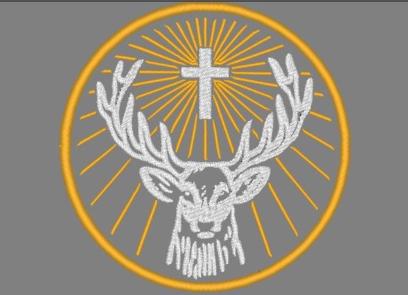 Jager Deer 5x7 Embroidery File - Etsy