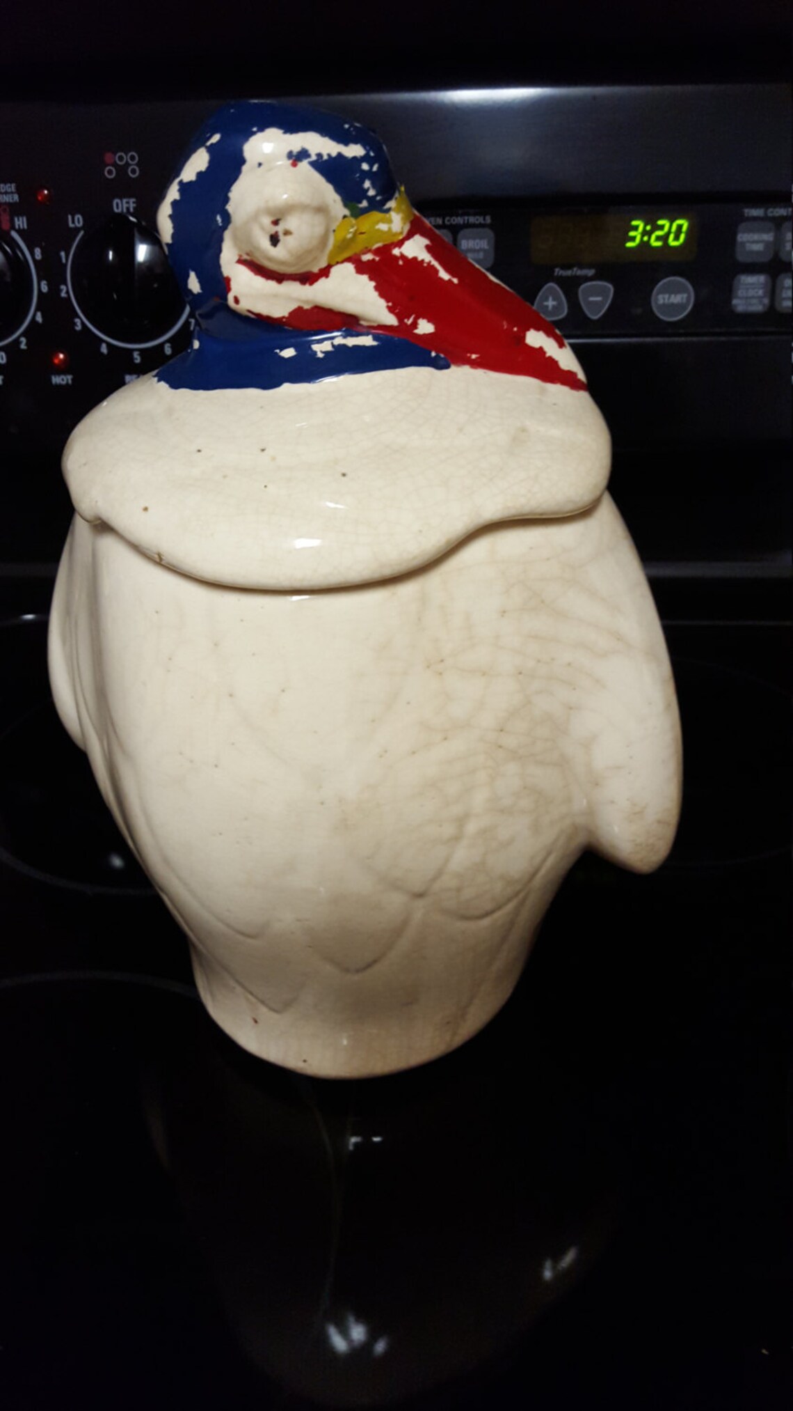Old Mccoy White Pelican Cookie Jar - Etsy