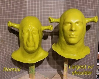 Large Ogre Deluxe Latex Cowl Hood Great for Shrek Theatre Makeup ...