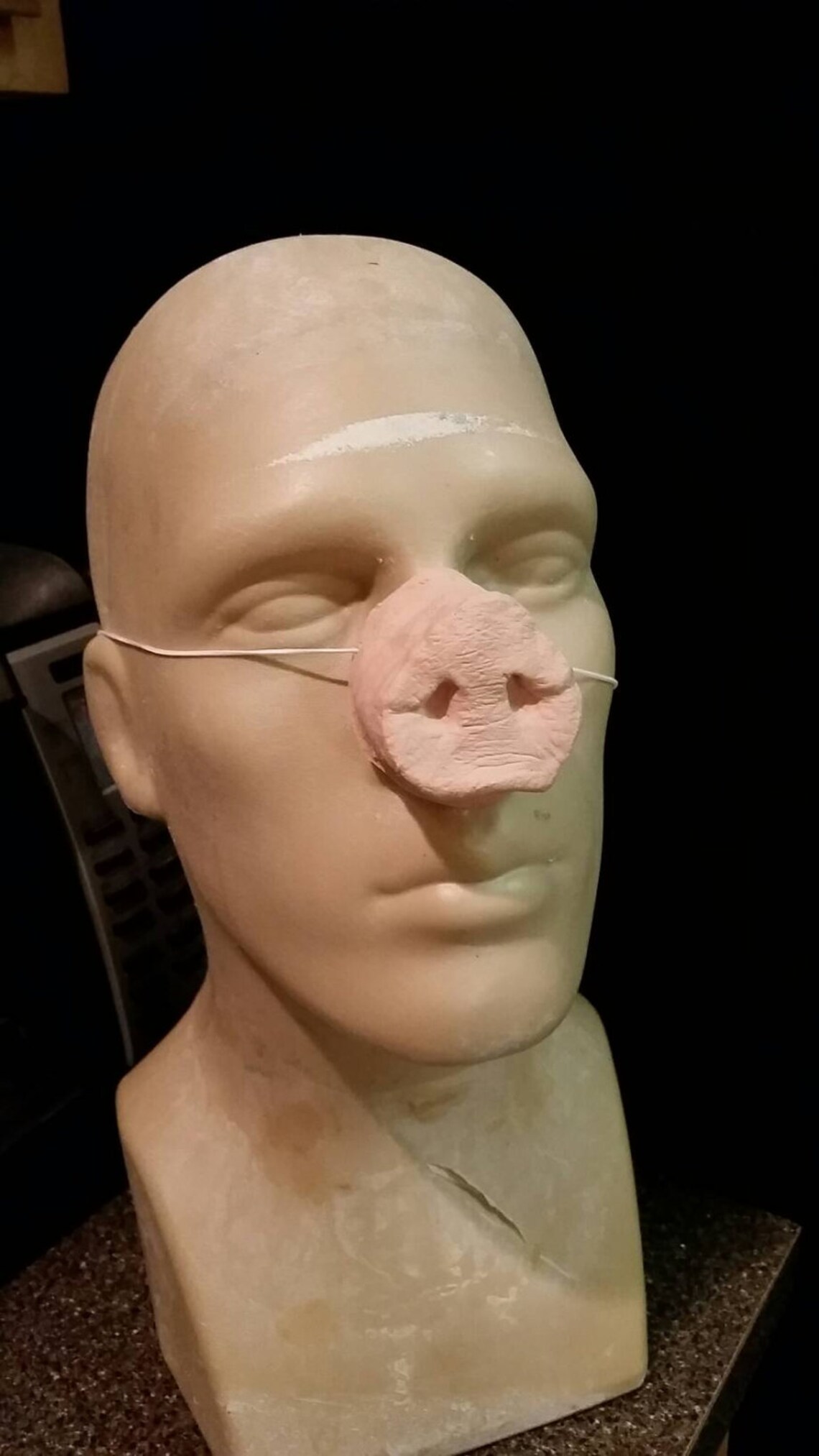 Pig Nose Prosthetic (slip Latex) - Etsy
