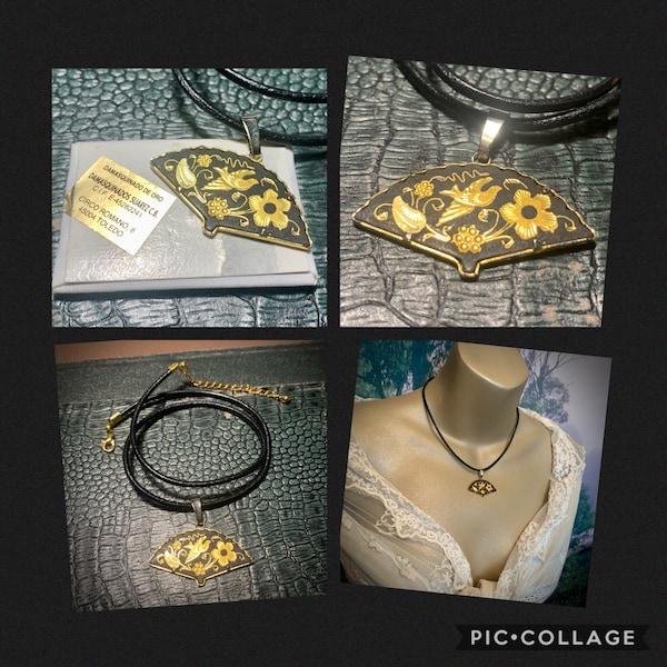 Black and Gold Spanish Jewelry - Etsy UK