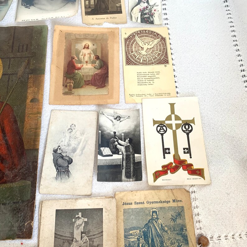 27 St Virgin Mary Jesus 1890-1950s Set Vintage Pious Pictures ...