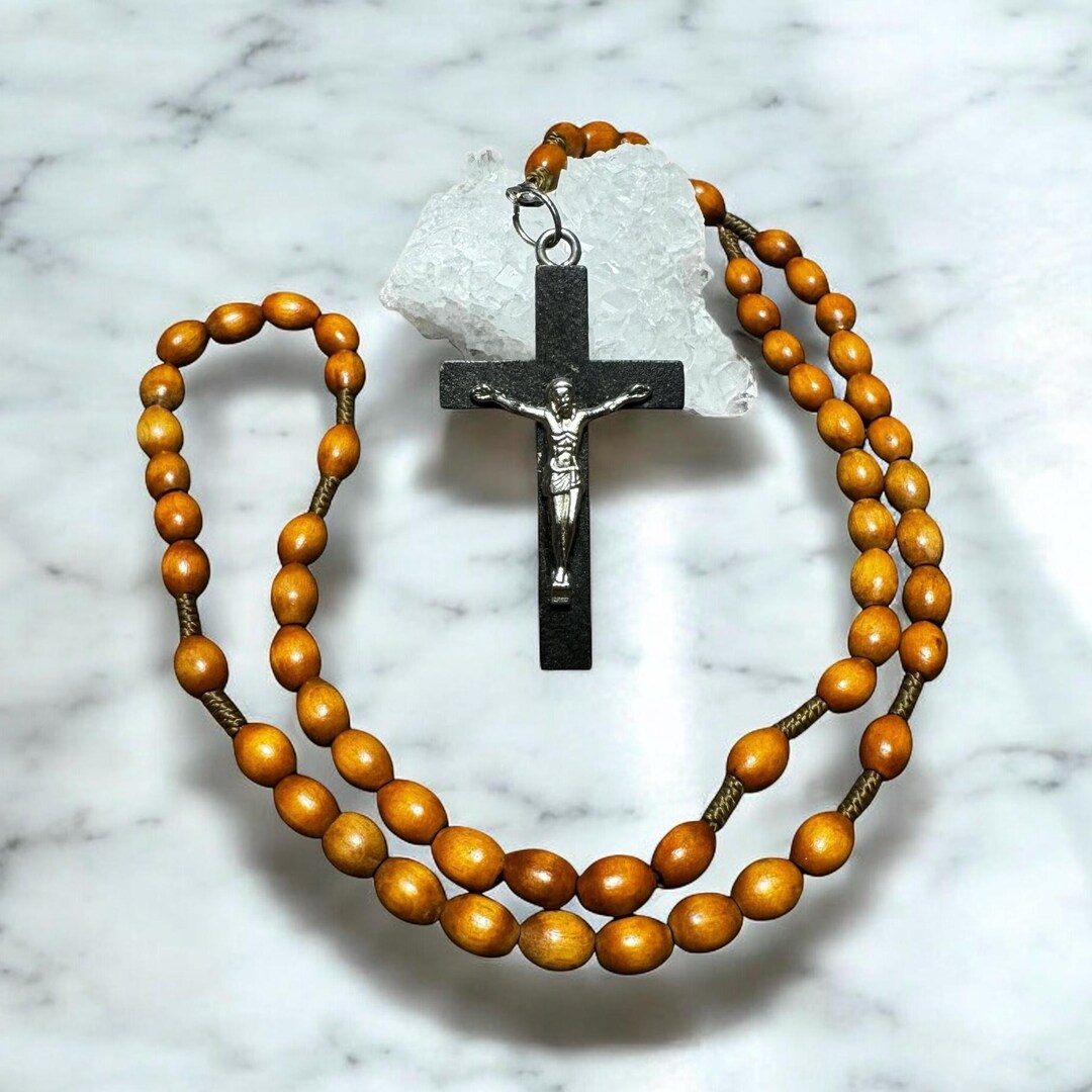 Catholic Rosary From the 70s, Vintage Chain 32 Cm Unbreakable Chain ...