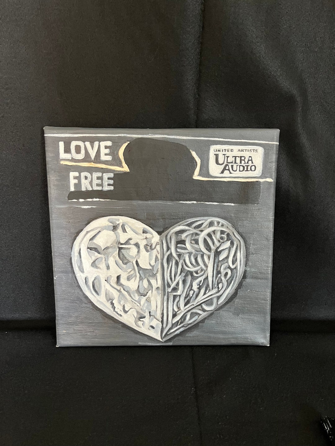 Love - Free - Heart - Album Cover Art - Etsy