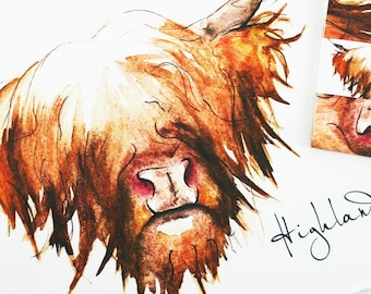 Hairy Coo Magnet - Etsy