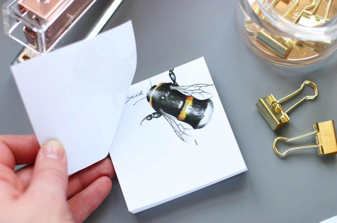 STICKY NOTES Bumblebee Handy Note Pad Christmas Organiser - Etsy