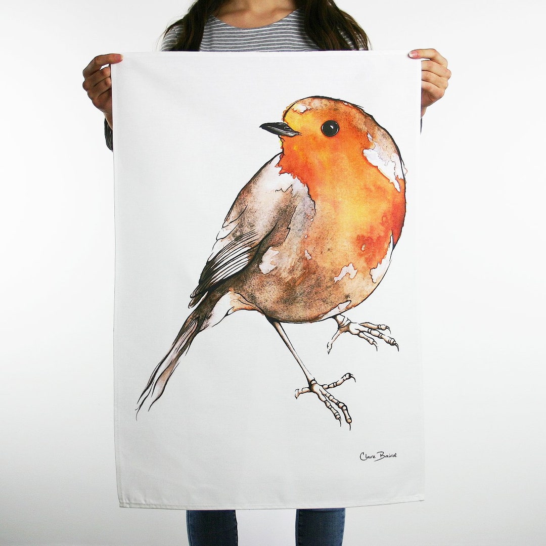 TEA TOWEL Robin Dish Towel - Etsy