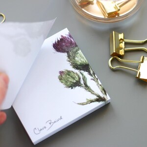 SCOTTISH Card & STICKY NOTES Thistle | Christmas Gift Set | Office ...