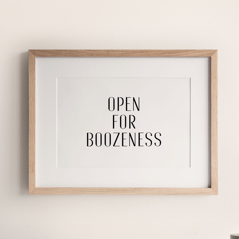 Open Bar Quote Sign - Etsy