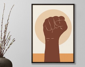 Black Power Poster Digital - Etsy