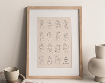 Body Positivity Art - Etsy