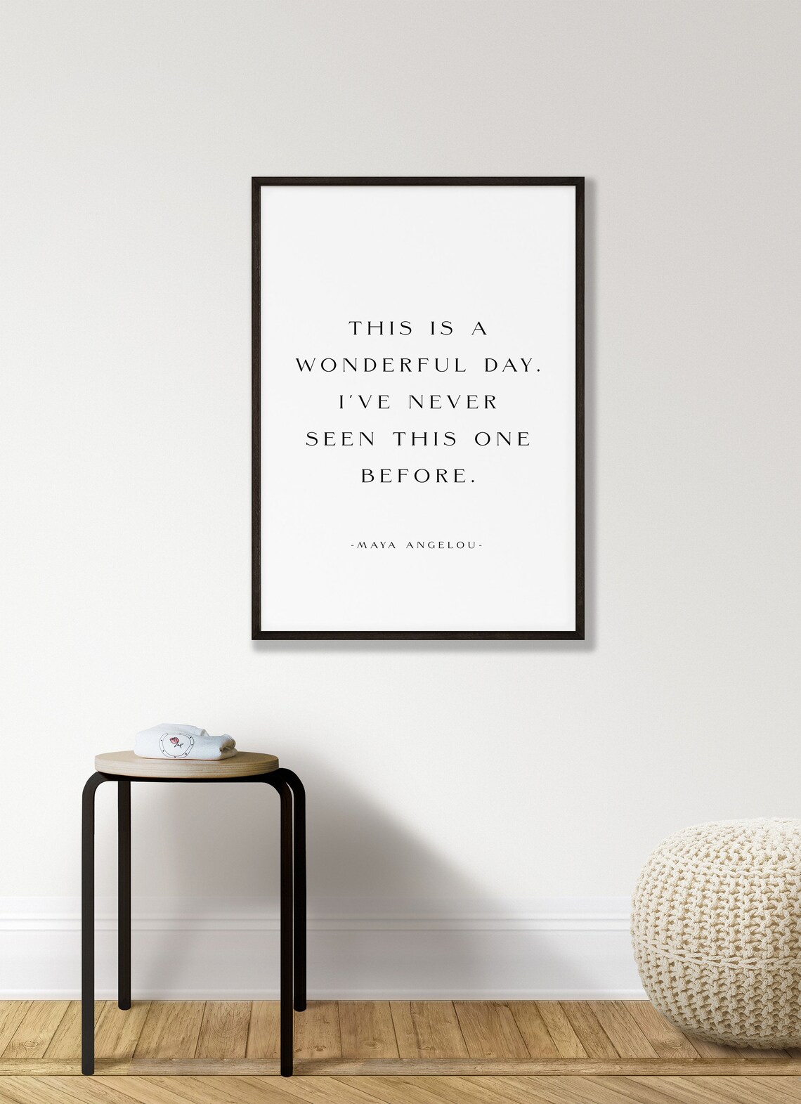 Maya Angelou Quote Wall Art Printable Inspirational Quote - Etsy