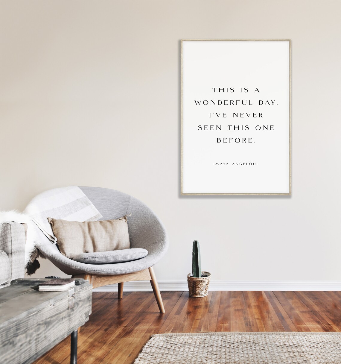 Maya Angelou Quote Wall Art Printable Inspirational Quote - Etsy