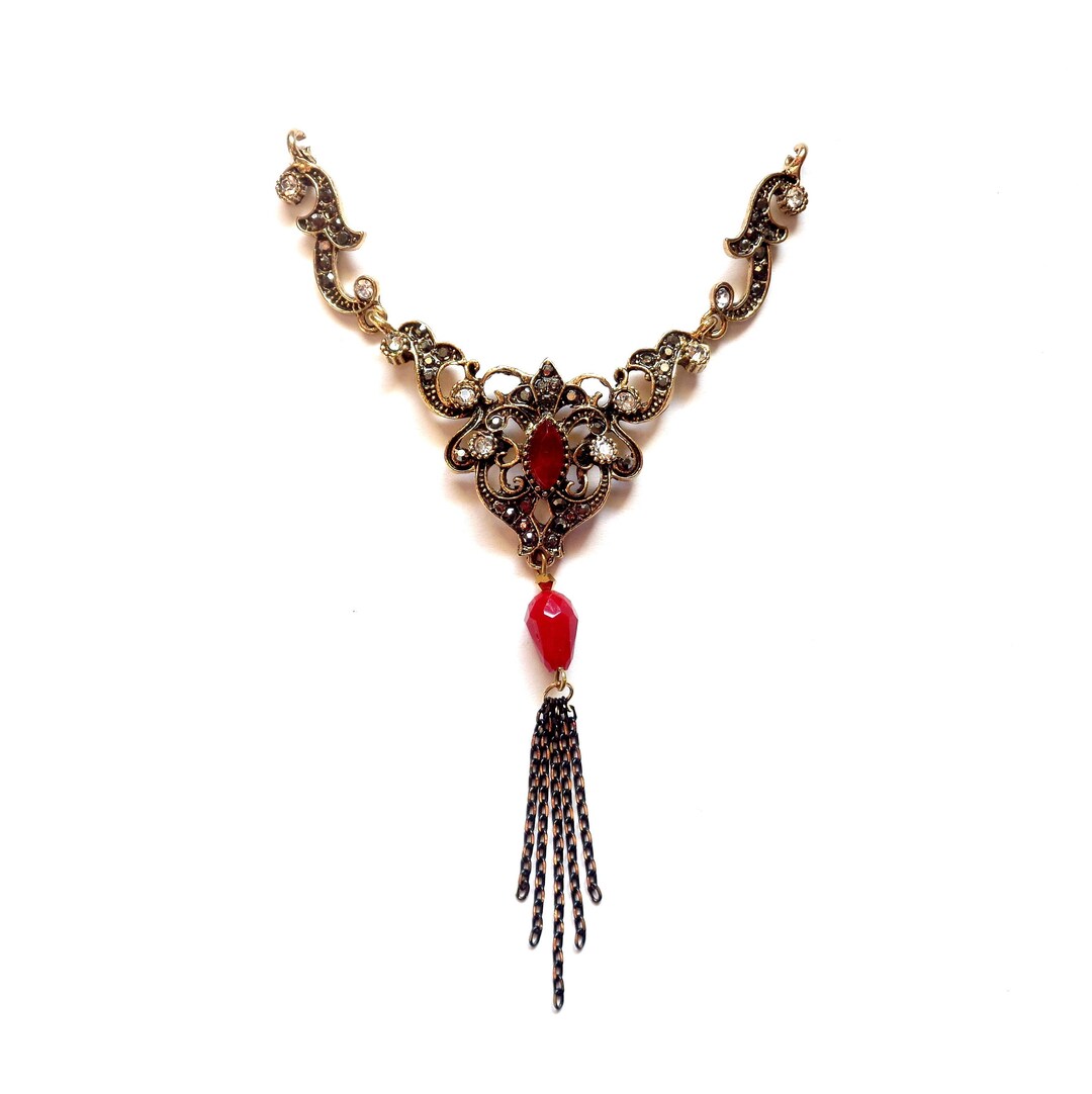 RARE! Articulated Connector for Victorian Necklace, Interlacing ...