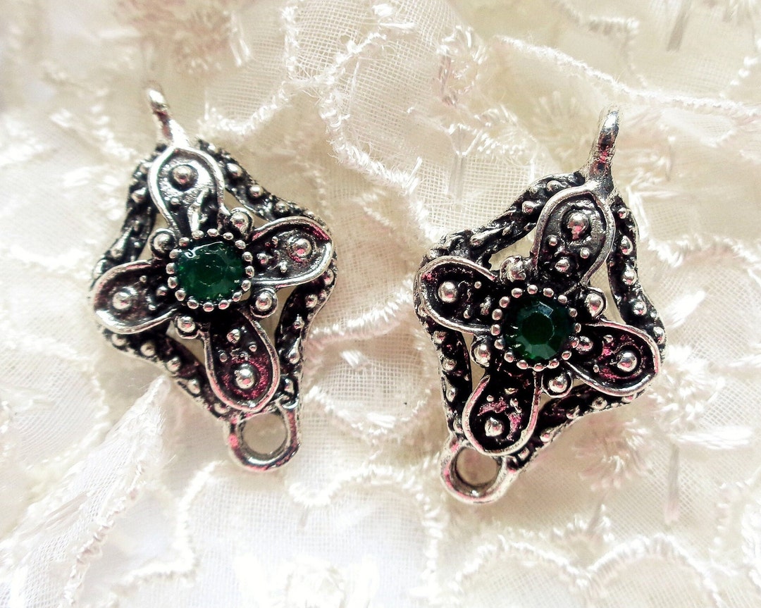 RARE 2 Baroque / Victorian / Medieval Spirit Connectors, S/diamond ...