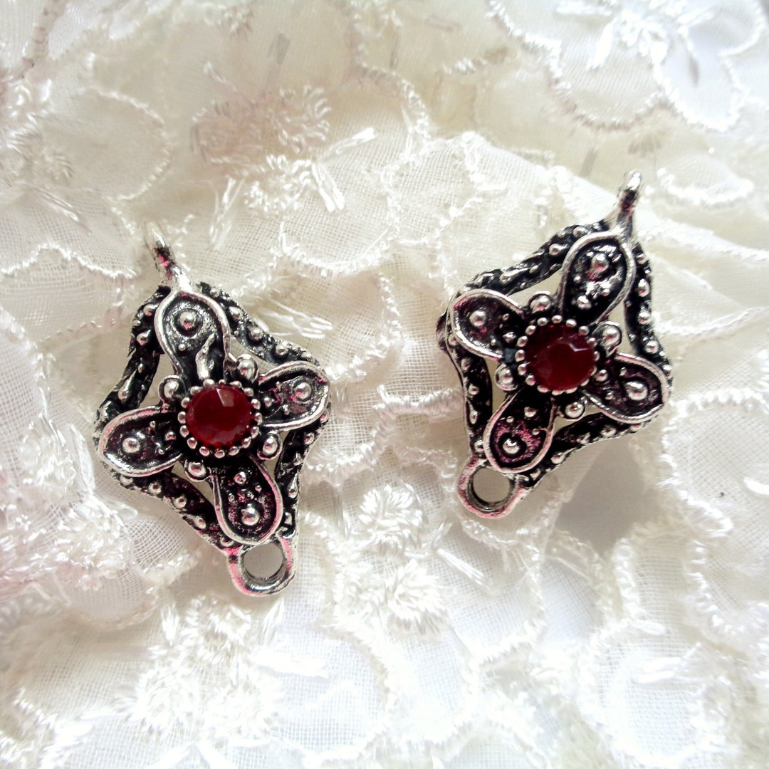 RARE 2 Baroque / Victorian / Medieval Spirit Connectors, Cross S ...