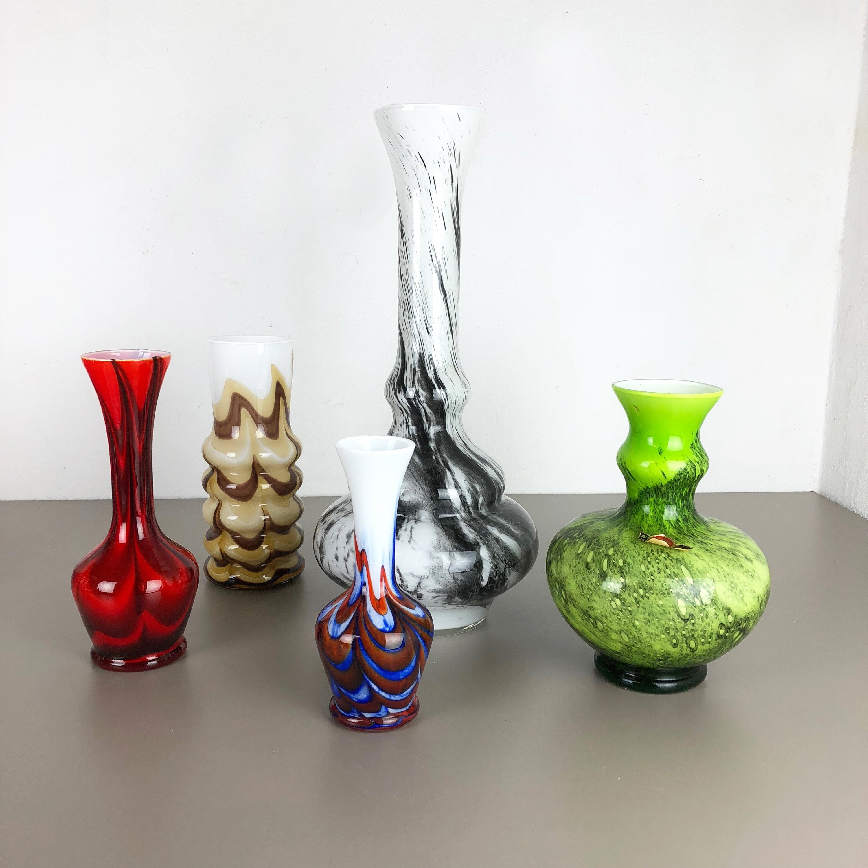 1970s Carlo Moretti Vase Opaline Florence Collectible Glass Art ...