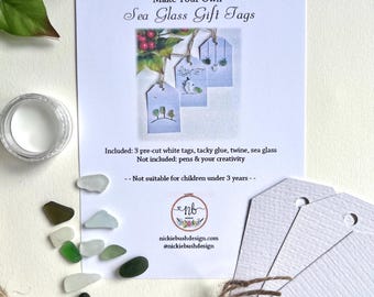 Sea Glass Craft Kit, Make Your Own Heart Decoration - Etsy