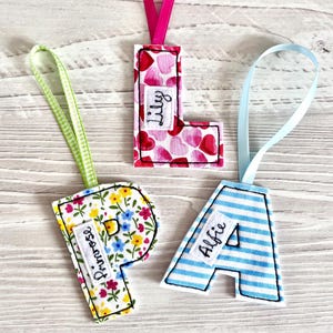 Personalised Letter Decoration, Back to School Name Label - Etsy