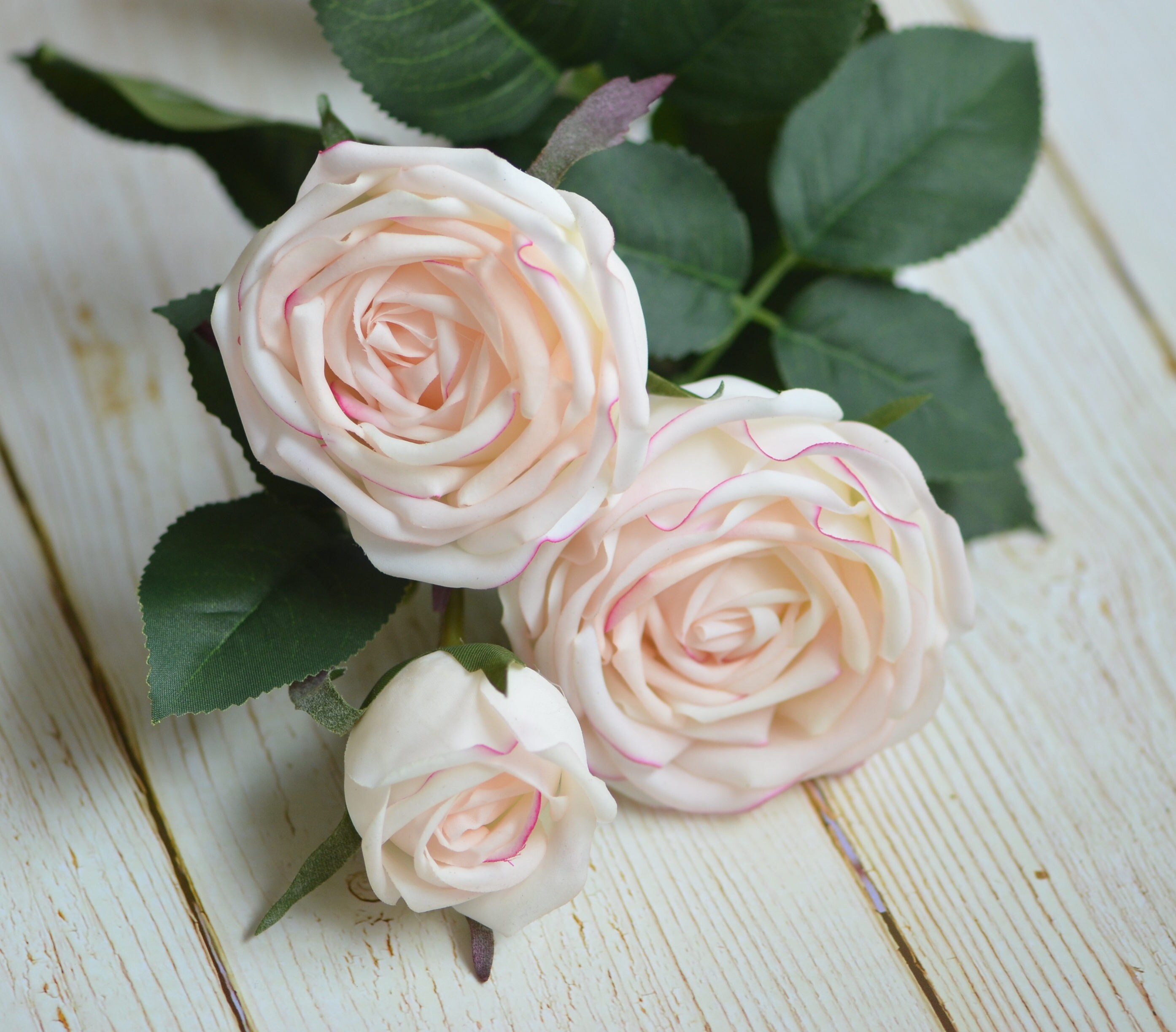 Blush Real Touch Silk Roses Spray DIY Wedding Centerpieces | Etsy