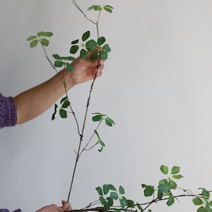 32" Faux Spring Plant Stem, Artificial Pieris Japonica Stem, Fake ...