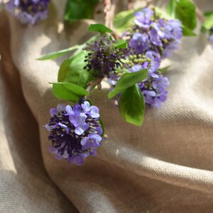 Purple Ball Flowers Silk Small Ball Flowers Floral Arrangement Fillers ...
