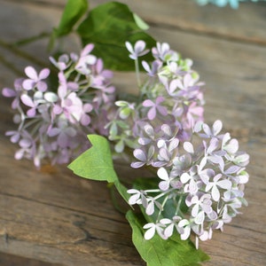 Small Ball Flowers Stems, Lilac Ball Flowers, Fuax Ball Flowers Stem ...