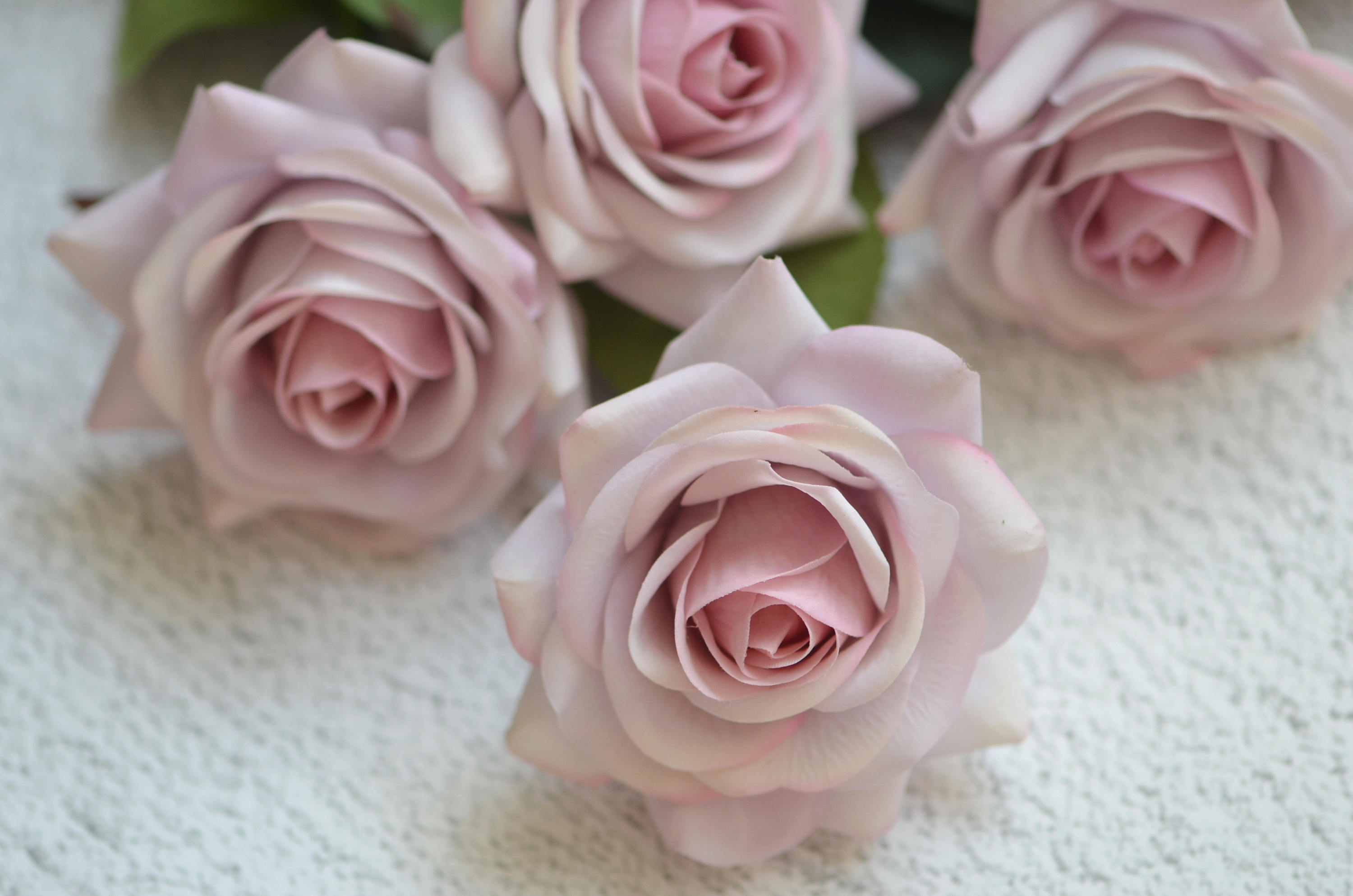 Pale Mauve Purple Roses Real Touch Flowers Silk Roses DIY | Etsy